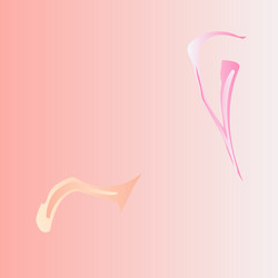 Orange gradient rounded shape shadows background Vector Image