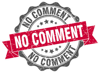 No comment stamp sign seal Royalty Free Vector Image