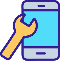 Technology phone icon Royalty Free Vector Image