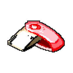 Equipment eraser game pixel art Royalty Free Vector Image
