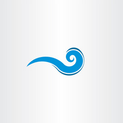 Water wave icon Royalty Free Vector Image - VectorStock