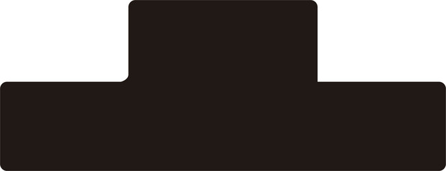 Isolated half rest note musical Royalty Free Vector Image