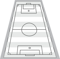 Horizontal football field Royalty Free Vector Image
