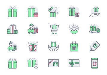 Vip line icons include icon Royalty Free Vector Image