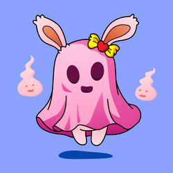 Ribbon Ghost Vector Images (over 570)