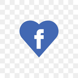 Facebook social media icon design template Vector Image