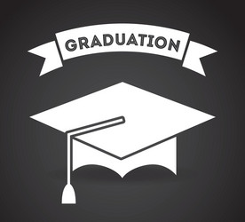 Congratulations graduation card Royalty Free Vector Image