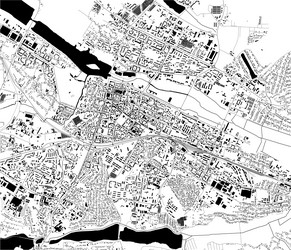 Map of the city khmelnytskyi ukraine Royalty Free Vector