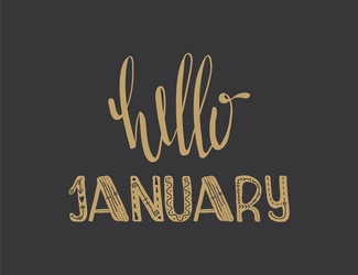 Hello January Vector Images (over 750)