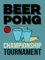 Beer Pong Poster Vector Images (97)