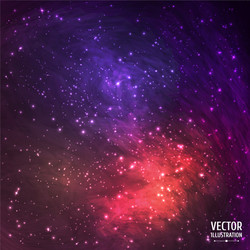 Colorful cosmic space galaxy background with light
