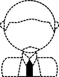 Businessman sticker Royalty Free Vector Image - VectorStock