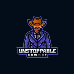 Cowboy Gaming Logo Vector Images (over 560)