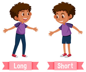 Opposites Long Short Vector Images (35)