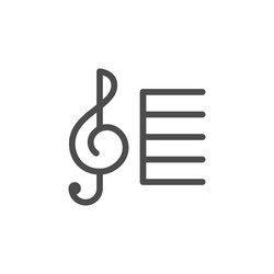 Combination of the treble clef and cross Vector Image