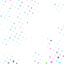 Abstract texture with letters Royalty Free Vector Image