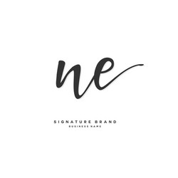 Set vintage floral letter monogram w Royalty Free Vector