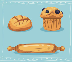 Bakery Items Vector Images (over 2,000)