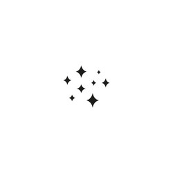 Shine icon clean star sparkling twinkling Vector Image