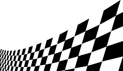 Racing flag design template race Royalty Free Vector Image
