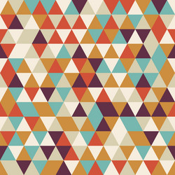 Retro triangle pattern Royalty Free Vector Image
