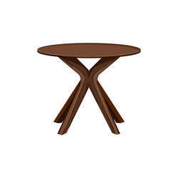 Dining table cartoon Royalty Free Vector Image