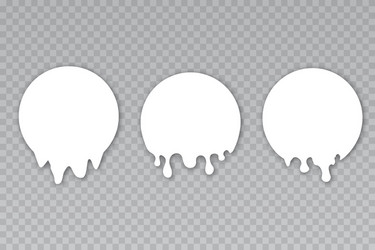 Melted sticker Royalty Free Vector Image - VectorStock