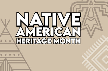 Native american heritage month Royalty Free Vector Image