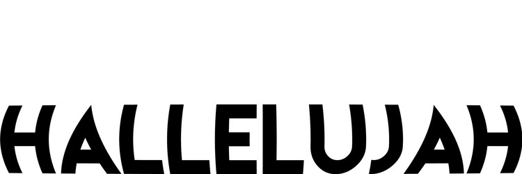 Hallelujah Vector Images (over 190)