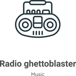 Ghettoblaster Vector Images (21)