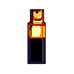 Cosmetic lotion game pixel art Royalty Free Vector Image
