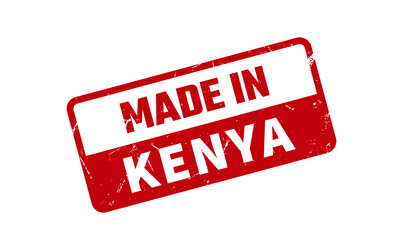 Made in kenya rubber stamp Royalty Free Vector Image