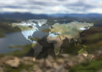 Curved World Map Vector Images (over 2,500)