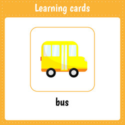 Bus Flashcard Vector Images (41)
