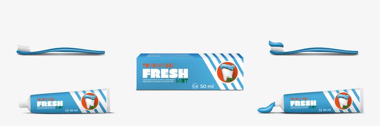 Toothpaste Package Templates Template Packaging Vector Images (over 990)