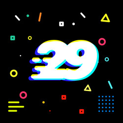 Number 29 Vector Images (over 890)