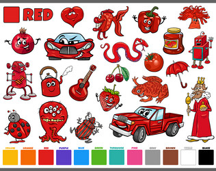 Red Color Objects Vector Images (over 190,000)