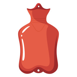 Hot water bottle pain relief and cold Royalty Free Vector