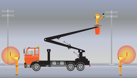Bucket Truck Vector Images (over 4,600)