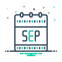 Sept Royalty Free Vector Image - VectorStock