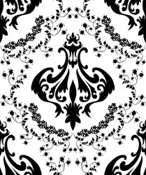 Seamless damask pattern Royalty Free Vector Image