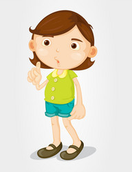 Girl Pointing Vector Images (over 14,000)