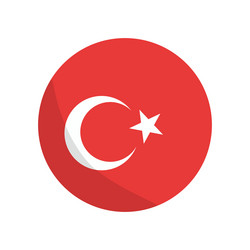 Turkey Flag Round Vector Images (over 450)
