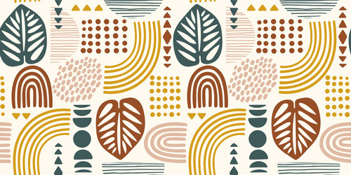 Boho seamless pattern Royalty Free Vector Image