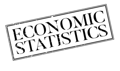 Economic statistics rubber stamp Royalty Free Vector Image