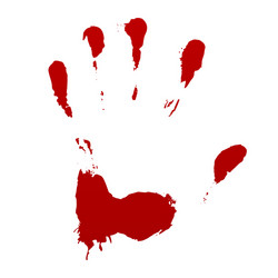 Bloody Handprint Smear Png