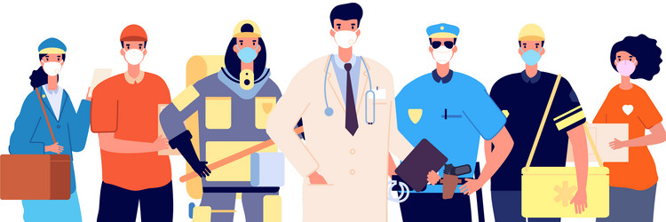 Covid Frontliners Vector Images (over 930)