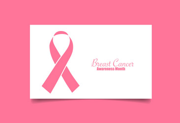 Breast cancer awareness cards design Royalty Free Vector