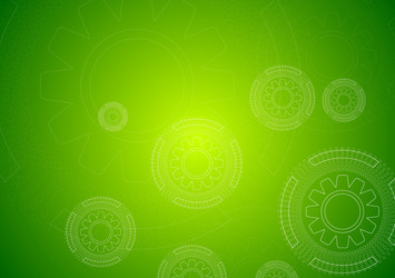 Abstract green tech background Royalty Free Vector Image