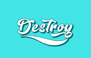 Word Destroy Vector Images (over 660)